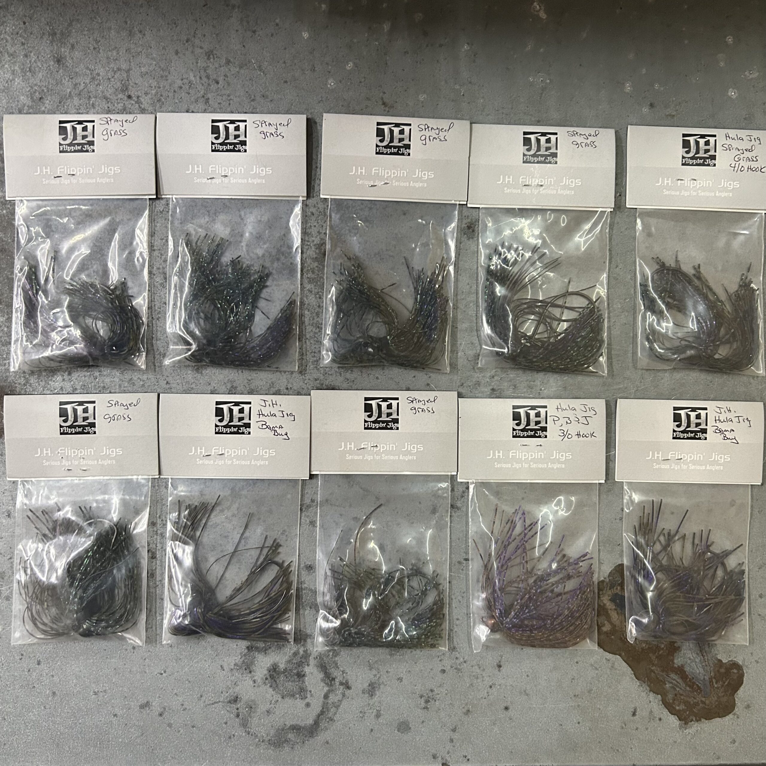 J.H. HULA JIGS LOT #3 – Bruiser Baits